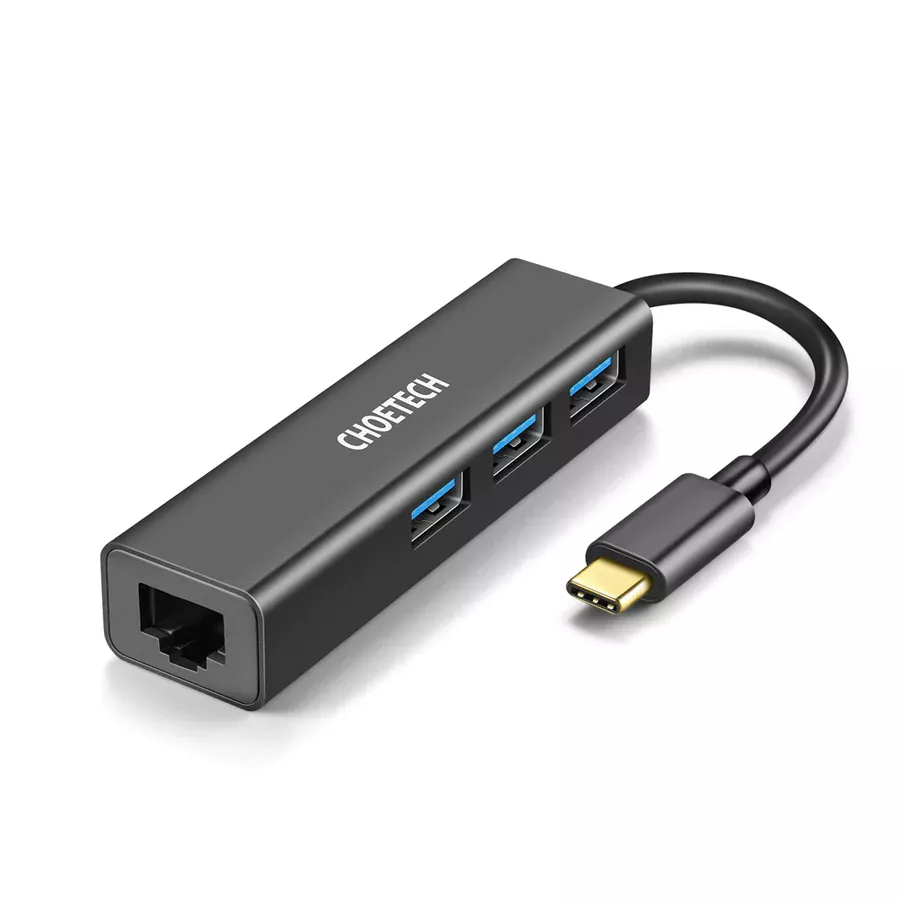 CHOETECH 4-in-1 USB-C to RJ45 Adapter (HUB-U02) Price in Nepal
