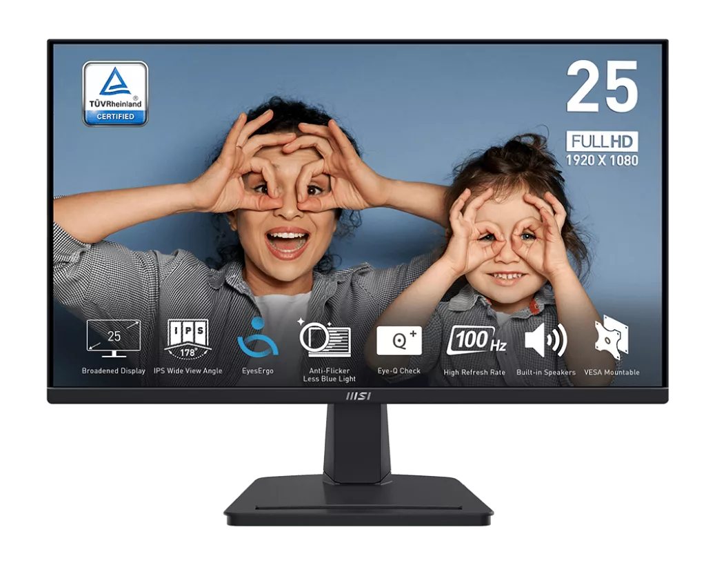 MSI Pro MP251 Monitor Price in Nepal | Size 24.5 Resolution 1920 x 1080 (FHD) Refresh rate 100Hz ...