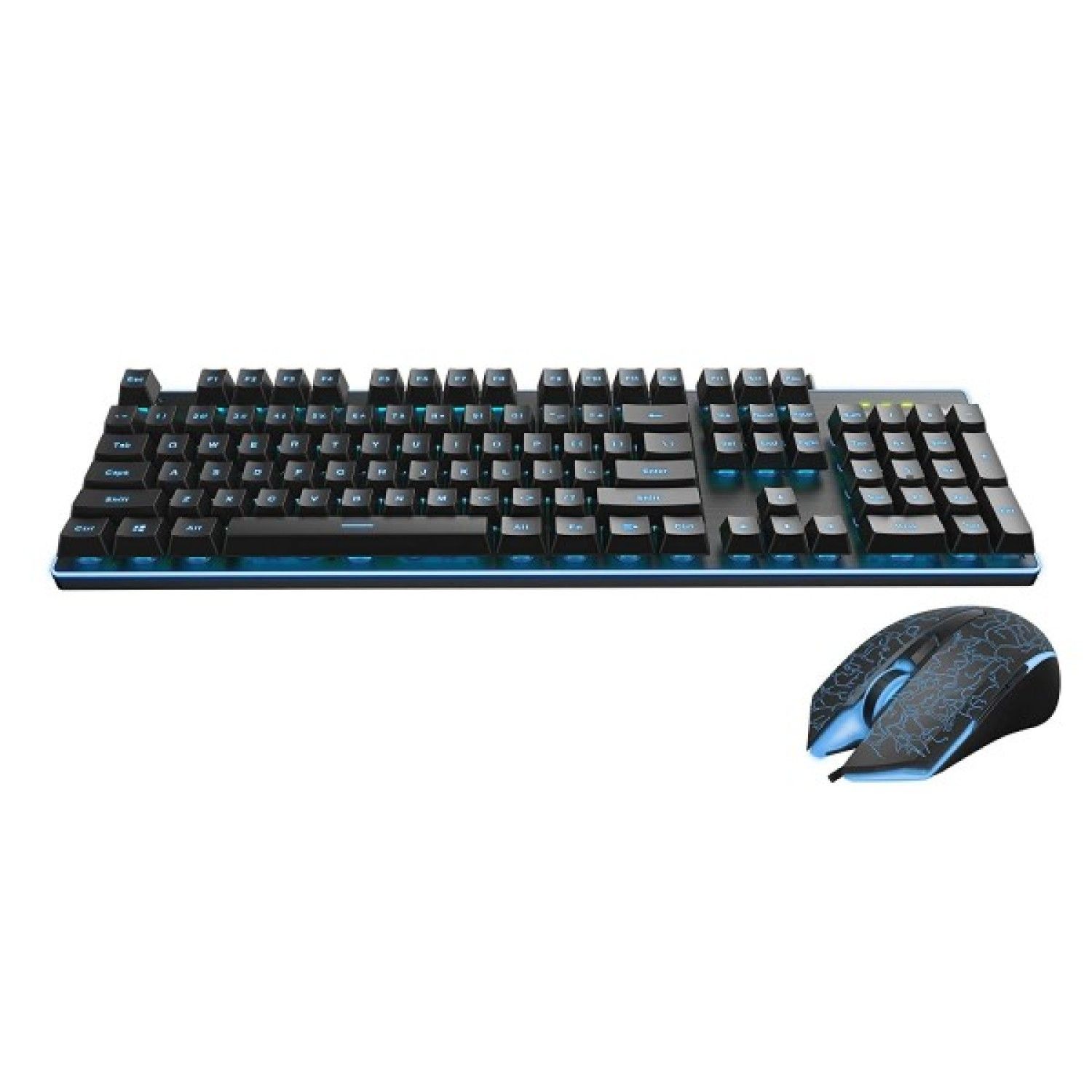 RAPOO V100S US-Black Backlit Gaming Keyboard & Optical Gaming Mouse