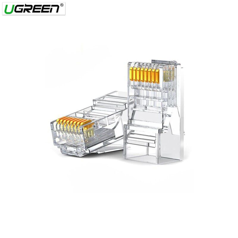 UGREEN Cat6 RJ45 Unshielding Network crystal head ( 100 pcs Box) price ...